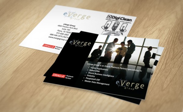 eVerge Group postcards | P.R. Incorporated