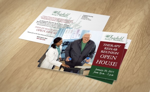 Assisted Living Center postcards | P.R. Incorporated
