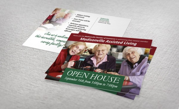 Assisted Living Center postcards | P.R. Incorporated