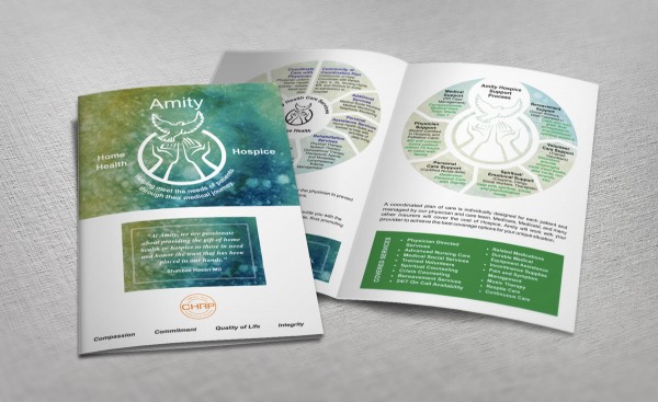 Amity Hospice brochure | P.R. Incorporated
